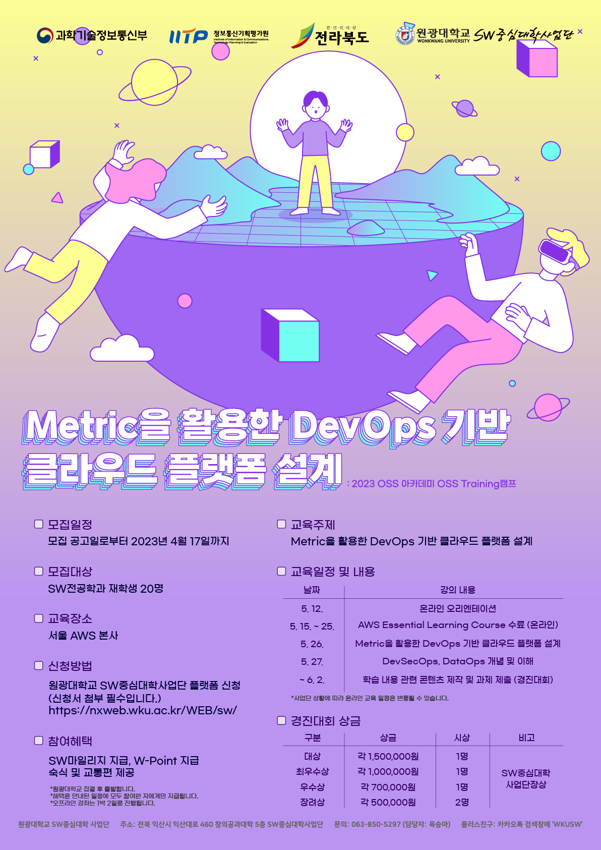 2023학년도 Oss아카데미 Oss Training 캠프 집체교육 프로그램 안내 ~20230417까지 서울 Aws